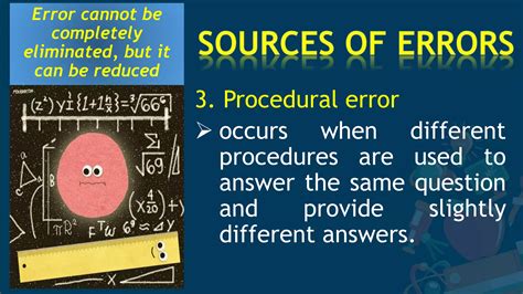 MODULE 2 Sources Types Of Error Pptx