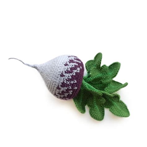 Turnip Play Food Vegetables Amigurumi Pattern