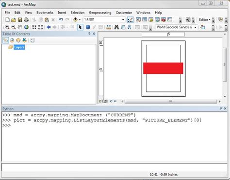 Deleting Picture Element Using Arcpy In Arcgis Desktop Geographic Information Systems