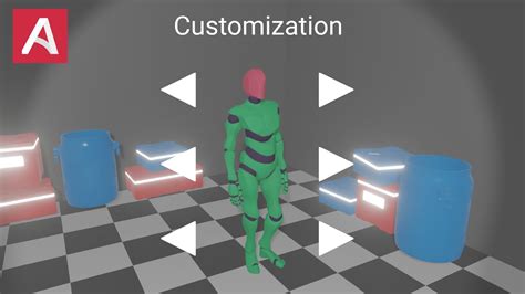 Armory3d Character Customization Wip Youtube