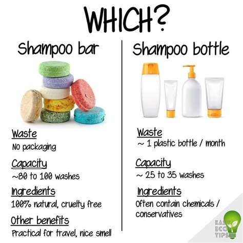 The Differences Between Shampoo And Shampoo Bottles Are Shown In This Graphic Above It