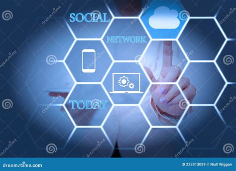 Inspiration Showing Sign Social Network Conceptual Photo A Framework Of Individual Linked By