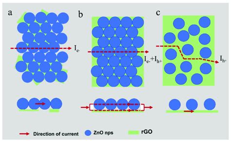 Scheme 2 Three Conductive Paths A Conducting Through Zno B Download Scientific Diagram