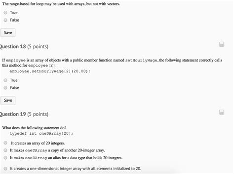 Solved The Range Based For Loop May Be Used With Arrays But