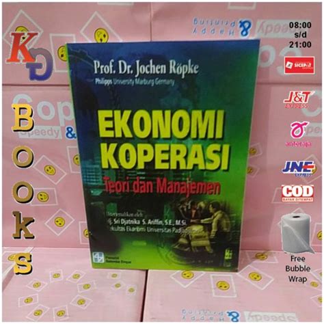 Ekonomi Koperasi Teori Dan Manajemen Jochen Ropke Lazada Indonesia