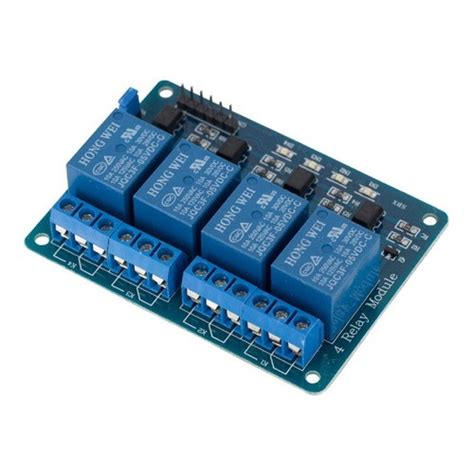 módulo relé rele 4 canais 5v 10a arduino pic avr automação shopee brasil