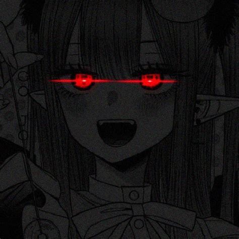 Anime Glowing Eyes Girl