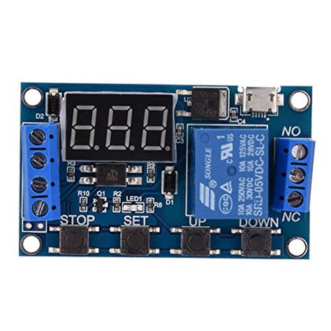 Купить Dc 6 30v Digital Led Relay Board Cycle Timing Circuit Switch