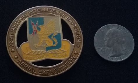 Rare 224th Military Intelligence Battalion Army Intel Aerial Us