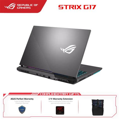 Asus Rog Strix G17 Gaming Laptop G713ic Ryzen78g512gb Ssd173