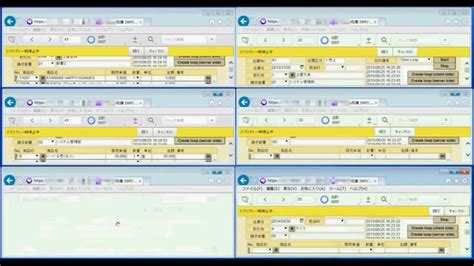 Filemaker Webdirect 14 による Loop Performance Test Youtube