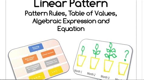 How To Teach Linear Growth And Shrinking Pattern Worksheet For Grade 7