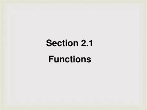 PPT Section 2 1 Functions PowerPoint Presentation Free Download ID 4626091