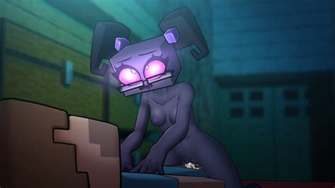 Rule 34 Cum Cumming Endergirl Hornycraft Enderman Hornycraftgame