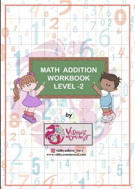 Addition Workbook Level 2 Vidhyas Momsnest