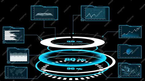 Premium Photo Futuristic User Interface Dashboard For Big Data Analytic In Information Chart