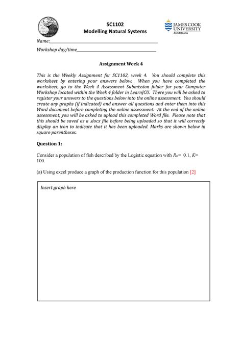 sc1102 week four assignment name
