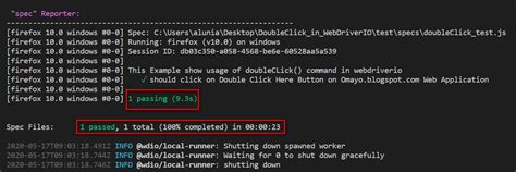 Webdriverio Double Click Qafox