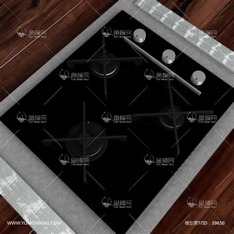炉具063d模型 Id 39650 厨卫用品 厨房器具 炉灶 免费3dmax模型下载 鱼模网3dmax模型素材共享平台