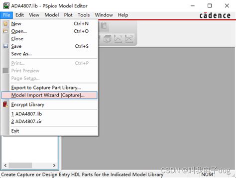 【cadence 166】pspice如何添加spice模型pspice Model Editor Csdn博客
