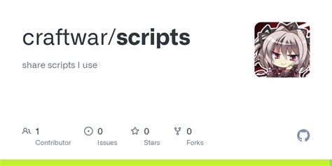 GitHub Craftwar Scripts Share Scripts I Use