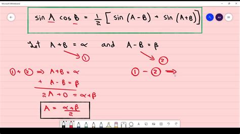 SOLVED Derive the addition formulas for sin α β and cos α β from Numerade