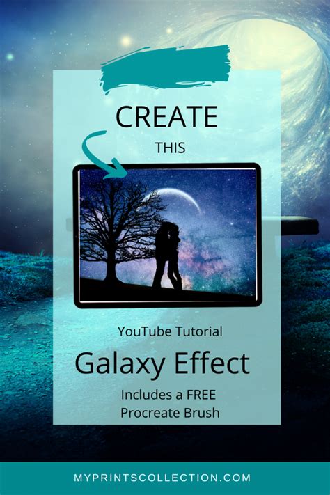 Procreate Tutorial Galaxy Effect My Prints Collection