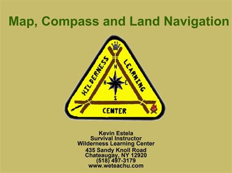 Land Navigation With Map And Compass Ppt