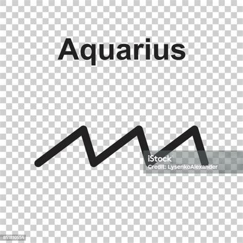 물병자리 조디악 로그인 하십시오입니다 흰색 바탕에 플랫 점성술 벡터 일러스트입니다 0명에 대한 스톡 벡터 아트 및 기타 이미지 0명 개념 디자인 Istock