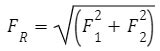 Resultant Force Formula