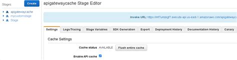 API Gateway Cache For POST Method