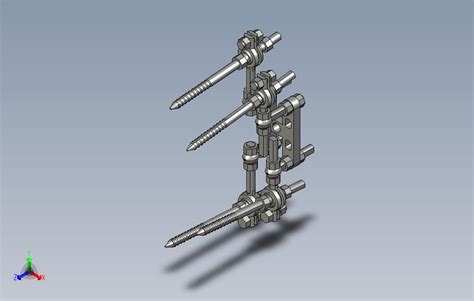 骨外固定 Step 模型图纸免费下载 懒石网
