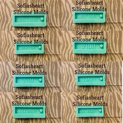 Words Silicone Mold Etsy