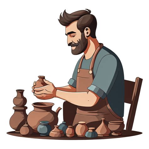 Man Craft Pottery 24524037 Png