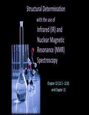 Structural Determination Techniques IR And NMR Spectroscopy Course Hero