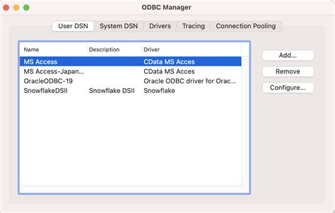 Click Add Button And Select The Odbc Driver You Installed