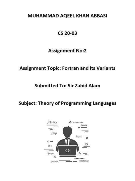 Fortran And Its Varients Pdf Control Flow Data Type