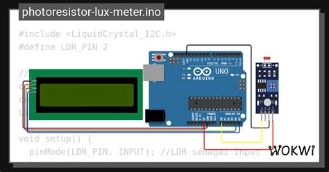Alat Pendeteksi Kegelapan Ruang Wokwi Esp32 Stm32 Arduino Simulator