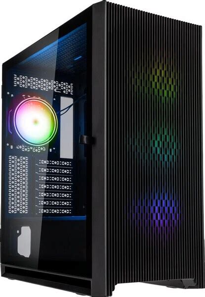 kolink unity lateral argb midi tower black atx mini itx matx e