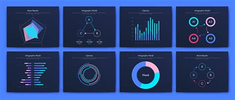 벡터 그래픽 인포그래픽은 6가지 옵션입니다 모바일 응용 프로그램 워크플로 레이아웃 다이어그램 배너 웹 디자인 6단계로 비즈니스 보고서를 만들기 위한 템플릿 0명에 대한 스톡