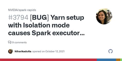 [bug] yarn setup with isolation mode causes spark executors to die