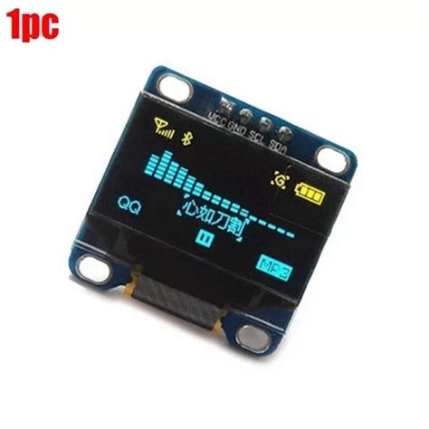 YELLOW I2C IIC Serial Lcd Module 128X64 Oled Led Display 0 96 N Lc A6 5 78 PicClick UK