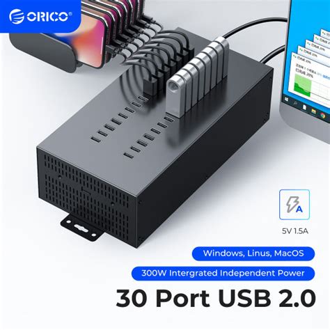 Dropship ORICO Port Industrial USB Hub For TF SD Compatible Card