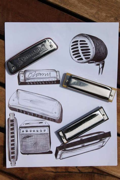 Harmonica Drawing At GetDrawings Free Download