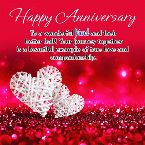 120 Happy Anniversary Wishes For A Friend