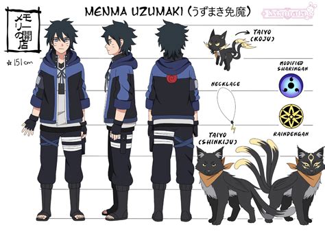 Menma Uzumaki Character Sheet Menma Raiden Au Arte Delle Anime