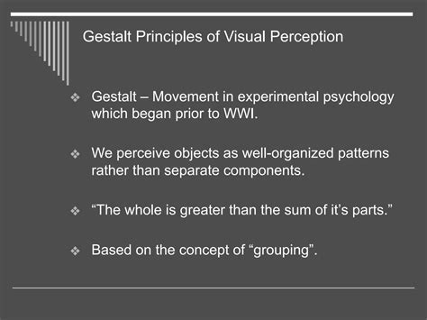 Solution Gestalt Principles Of Visual Perception Studypool