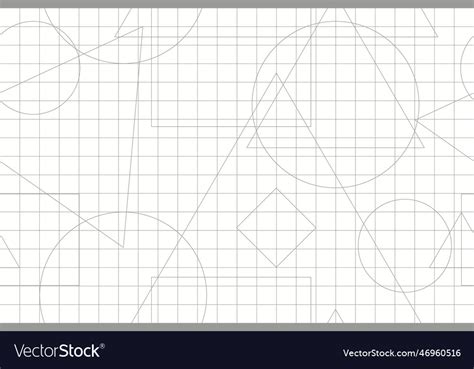 Seamless Simple Geometry Pattern Grid Royalty Free Vector
