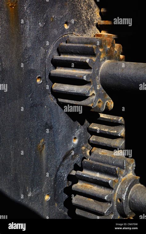 Cogs In A Machine Stock Photo Alamy