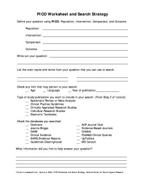 Pico Worksheet Fill And Sign Printable Template Online